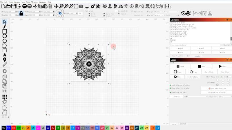 How To Laser Engrave Leather With LightBurn | Algolaser